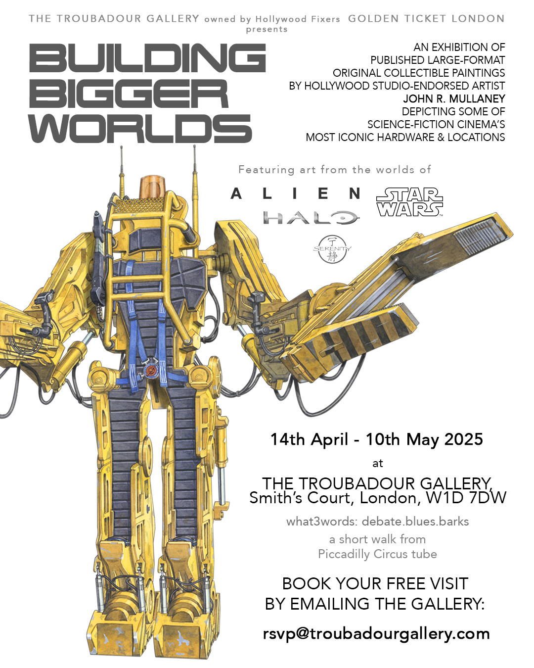 “Building Bigger Worlds” exhibition wows fans of SciFi artist John R ...
