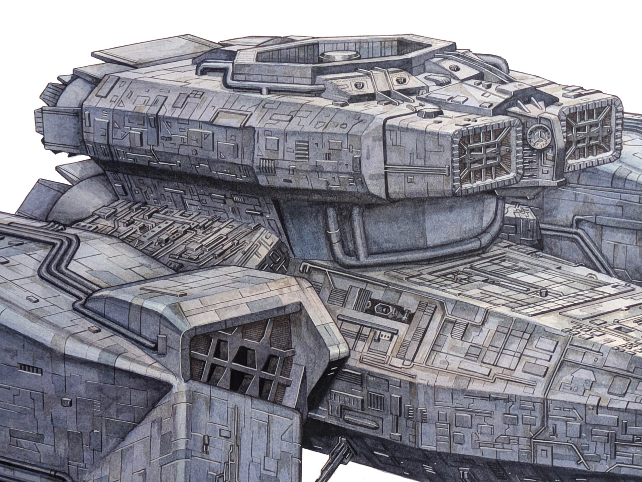 “Building Bigger Worlds” exhibition wows fans of SciFi artist John R ...