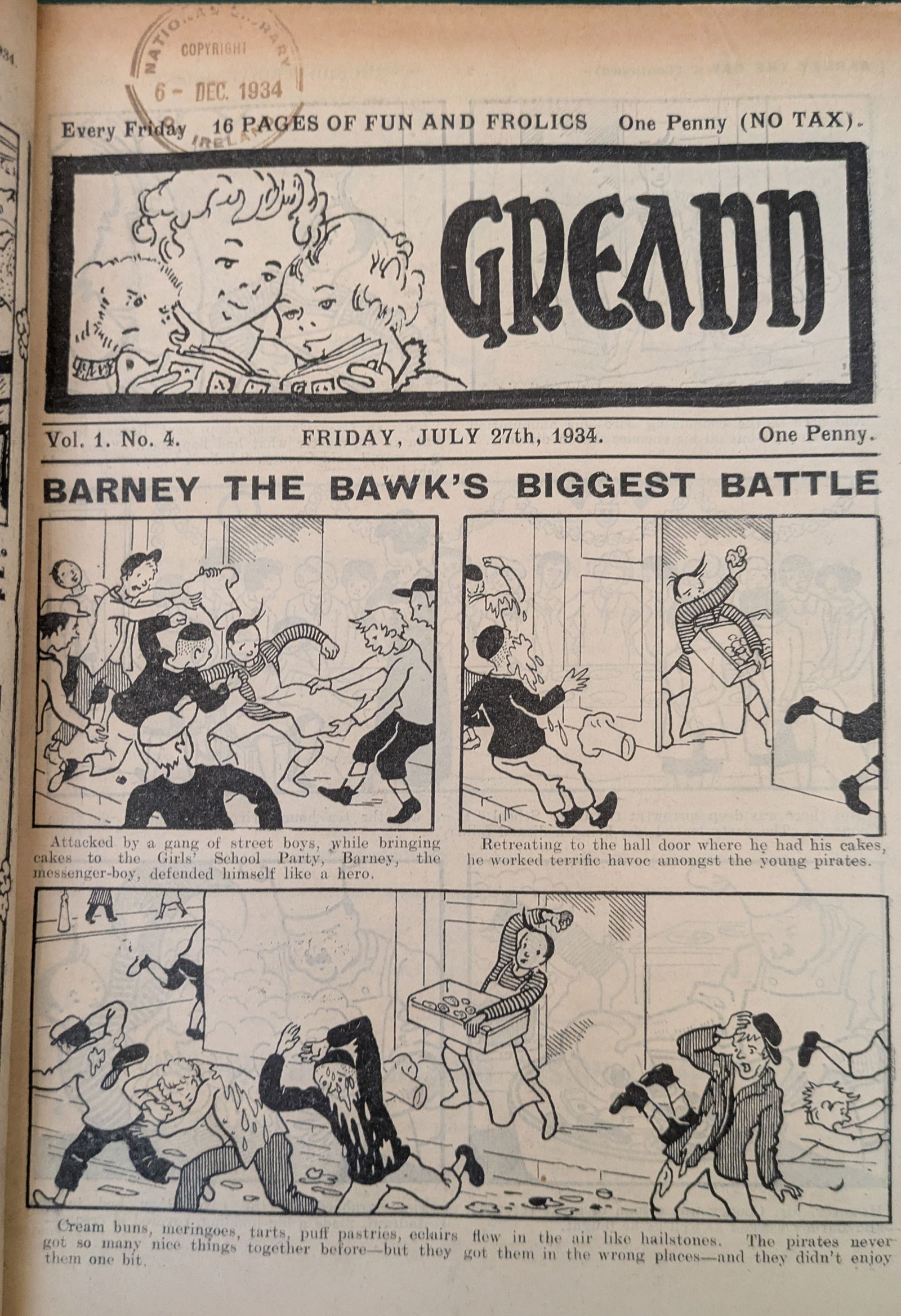 Discover Irish Comic Book History at the National Library of Ireland ...