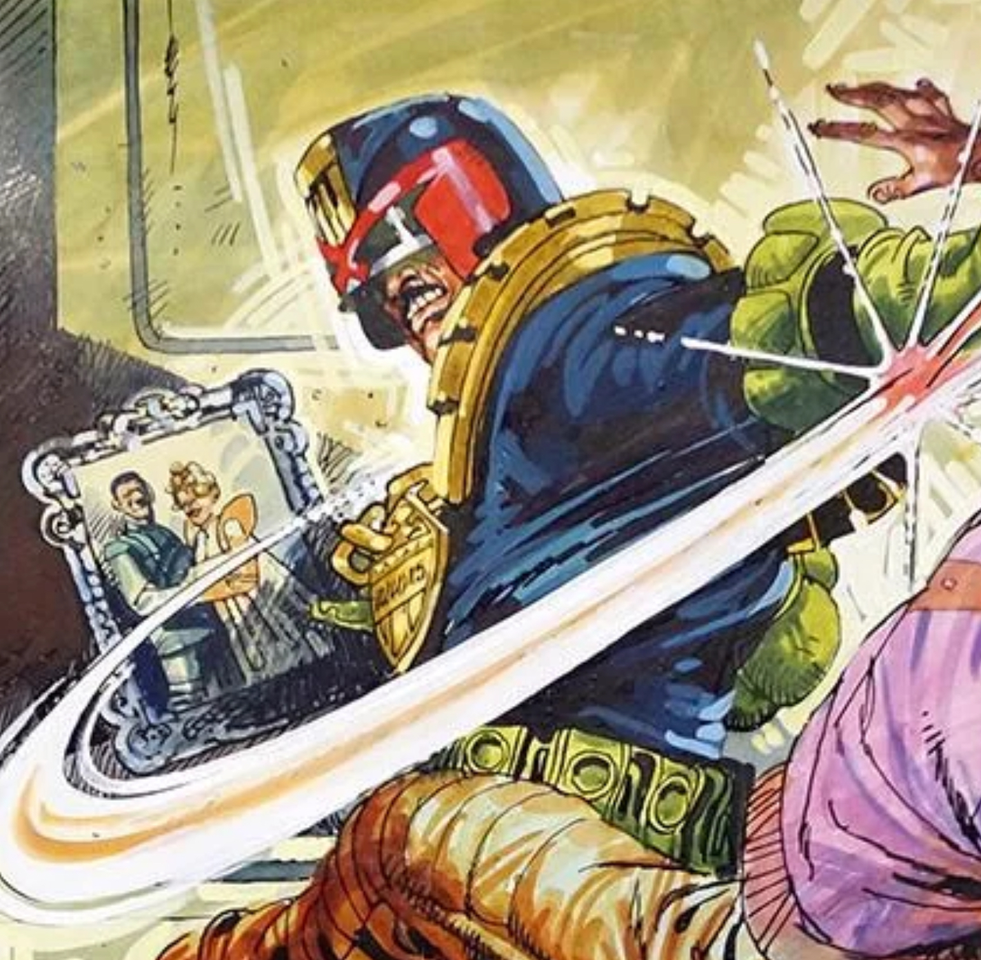 2000AD’s John M. Burns art sale at Book Palace, “Wrath of the Gods ...