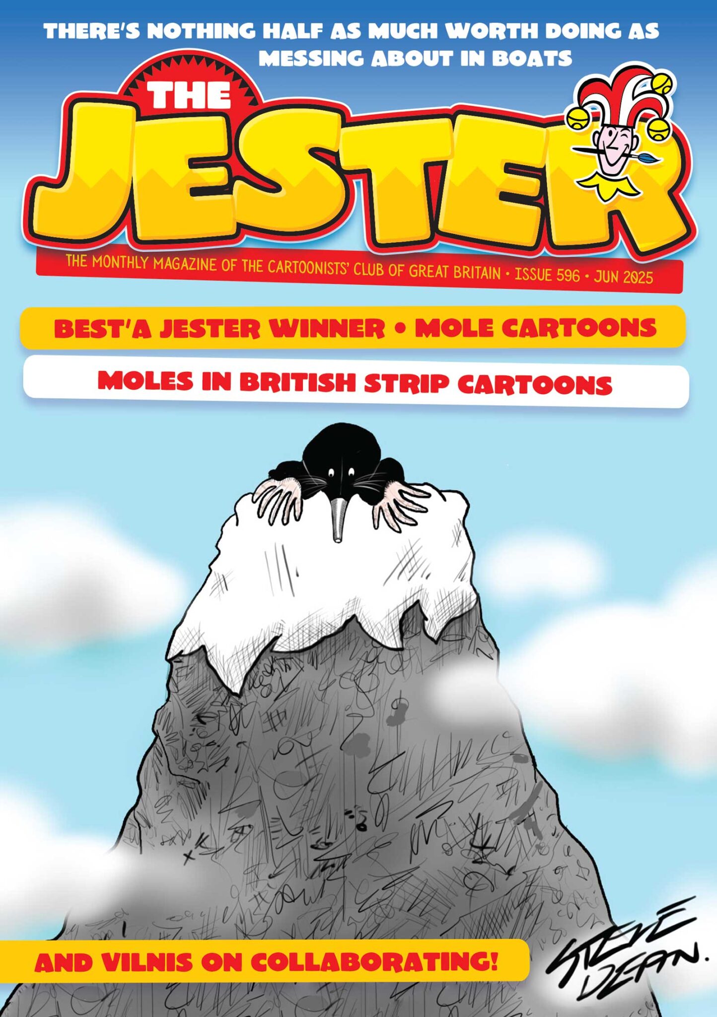 Moles have a role in the new issue of The Jester – downthetubes.net
