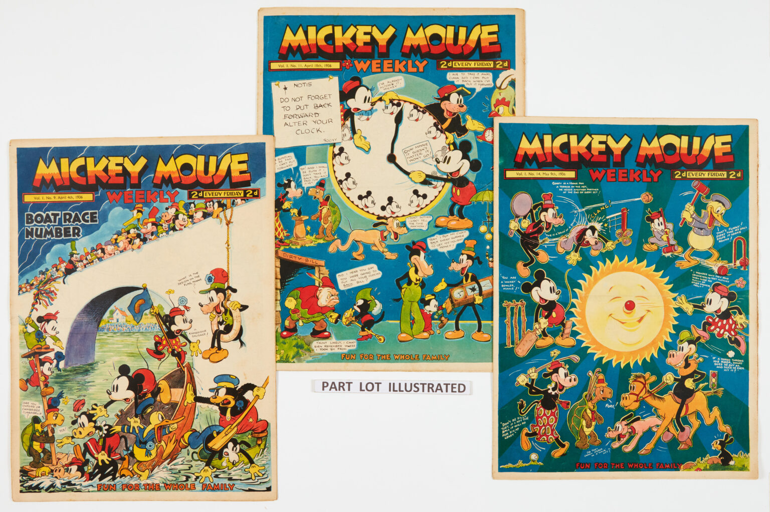 First issues, Mickey Mouse Weekly and Ron Turner art on offer in latest ...
