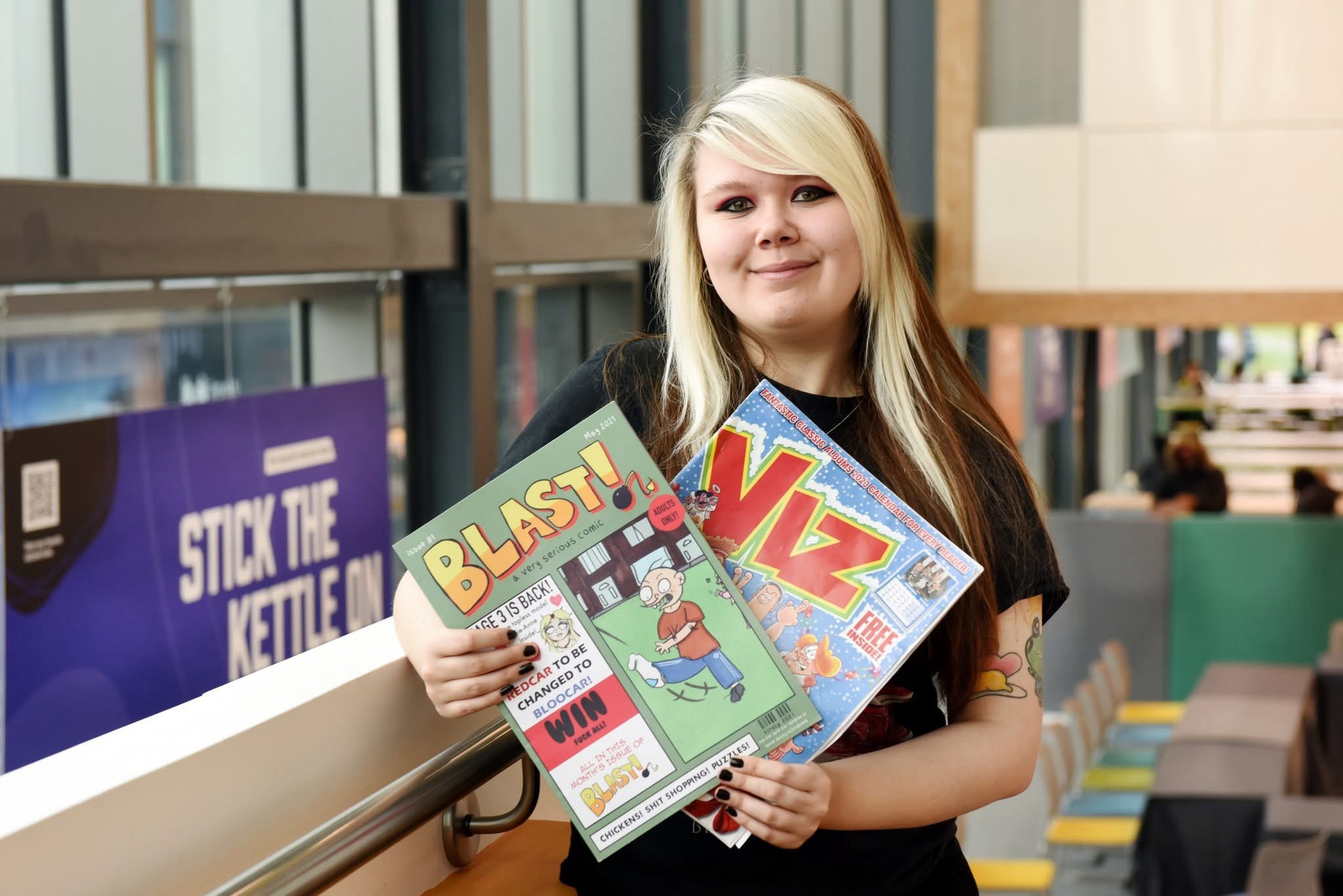Comic Book Workshops continue in Hartlepool with Blast! Comic creator Kirsty Stebbings ...