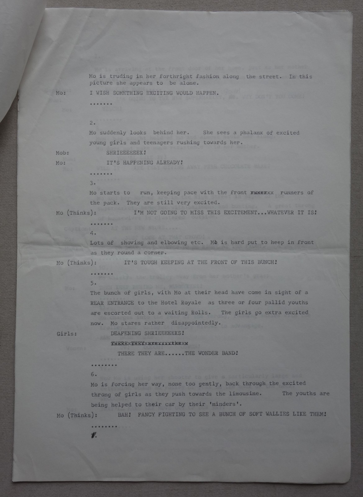 Unique Dan Dare script, “Johnny Fartpants” art and “Free Gift” British ...