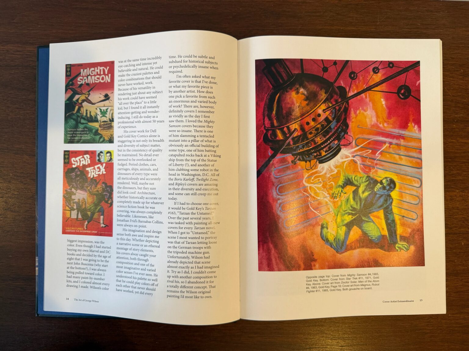 New book, The Art of George Wilson, out now from Hermes Press ...