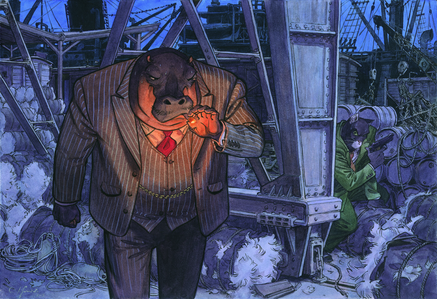 Creating Comics: An Interview with Blacksad artist Juanjo Guarnido ...