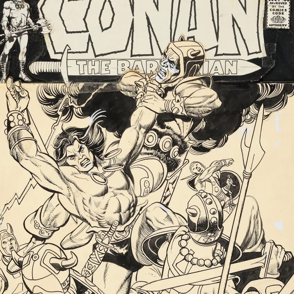 Cracking Gil Kane Conan cover set to go under the hammer – downthetubes.net