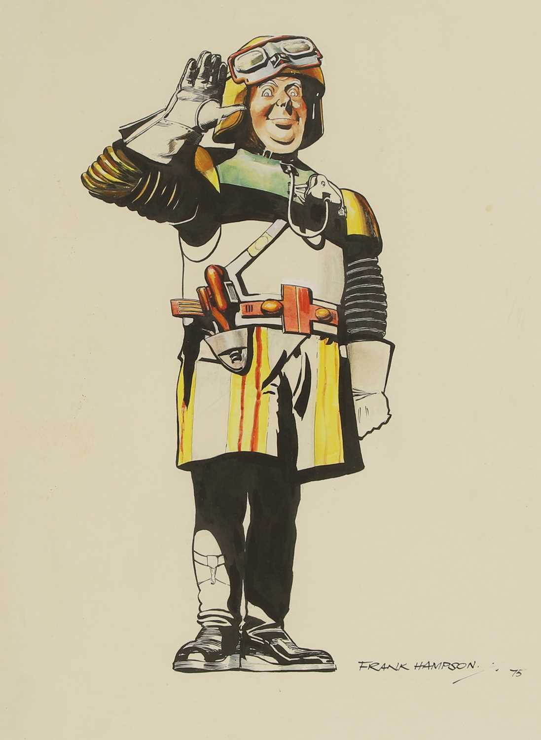 Three original “Dan Dare” portraits by Frank Hampson head to auction ...