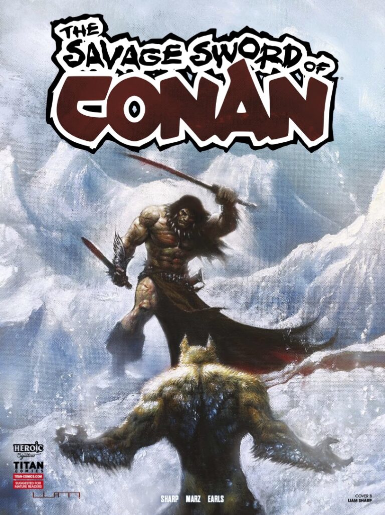 Liam Sharp’s Savage Sword of Conan story, “Tattered Wings”, unleashed ...