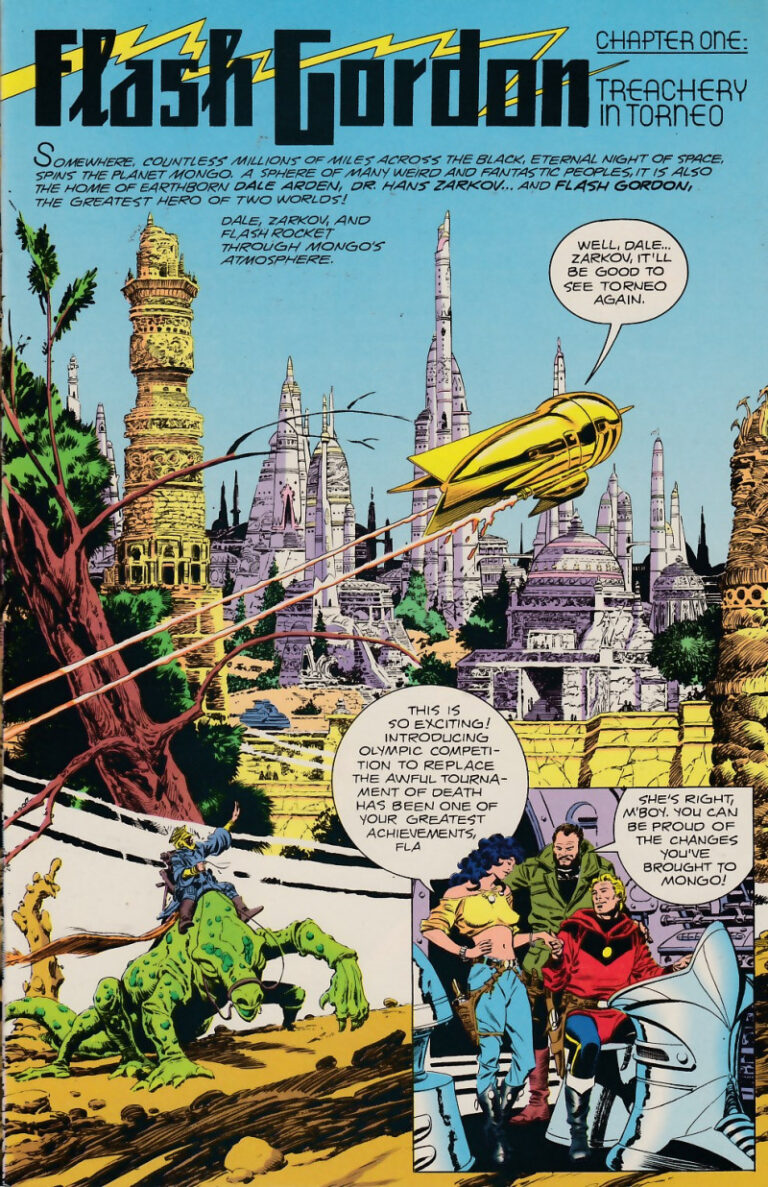 Upcoming Flash Gordon 1995 Special features Chris Weston cover ...