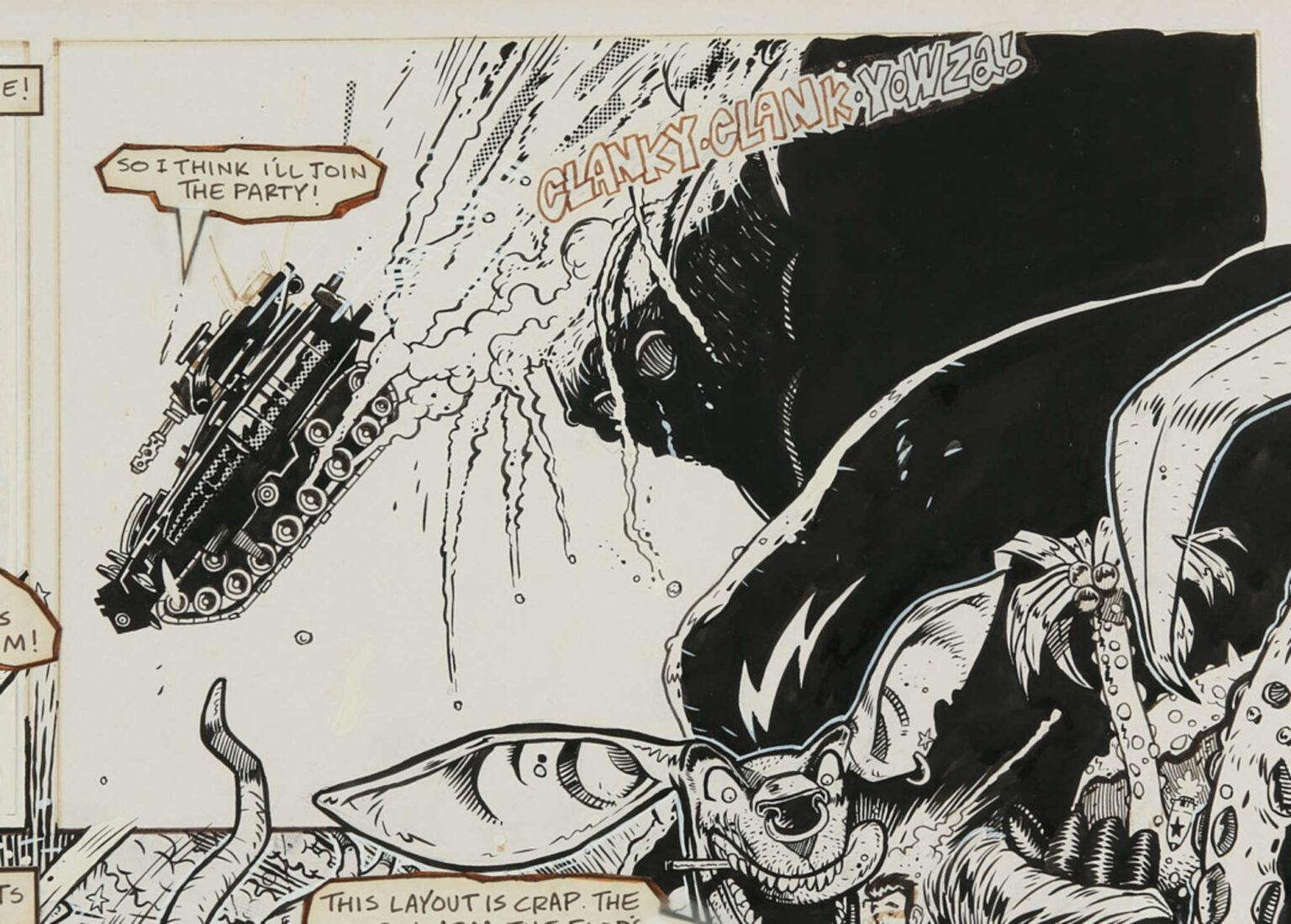 Tank Girl first appearance art offered in upcoming Ewbank’s Comic Book ...