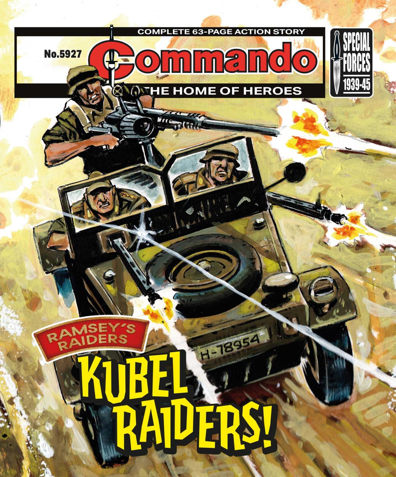 Commando Comics with a SciFi Twist: “Harrier Squadron” returns ...