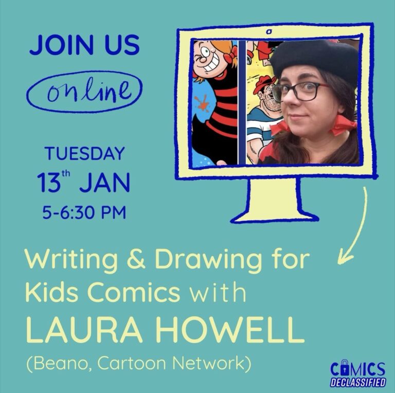 Laura Howell next Comics Declassified guest, offering comic creation ...