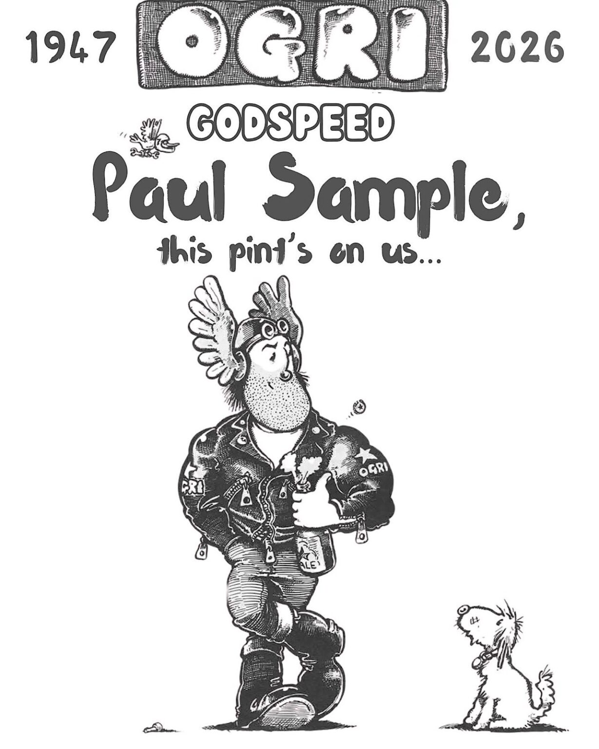 In Memoriam: Cartoonist Paul Sample, creator of Ogri – downthetubes.net