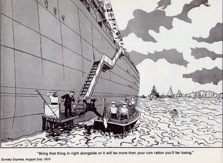 Original Giles World War Two Navy cartoon blows estimated sale price ...