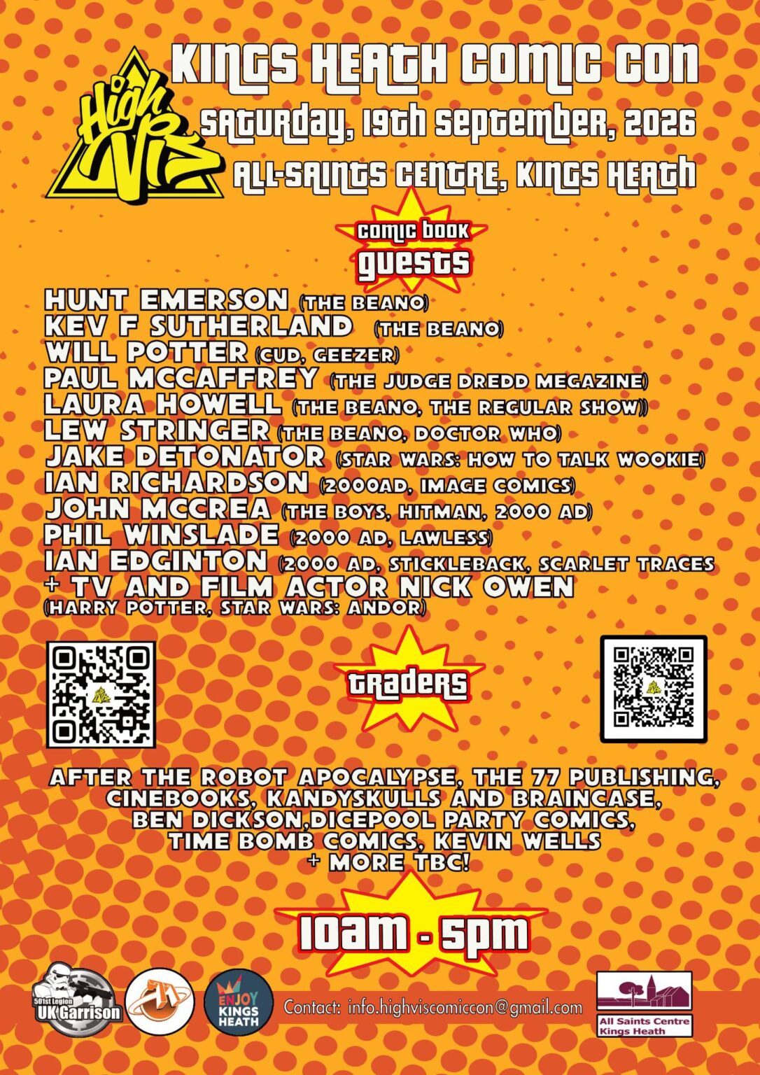 British and Irish Comic Events – 2026 – downthetubes.net