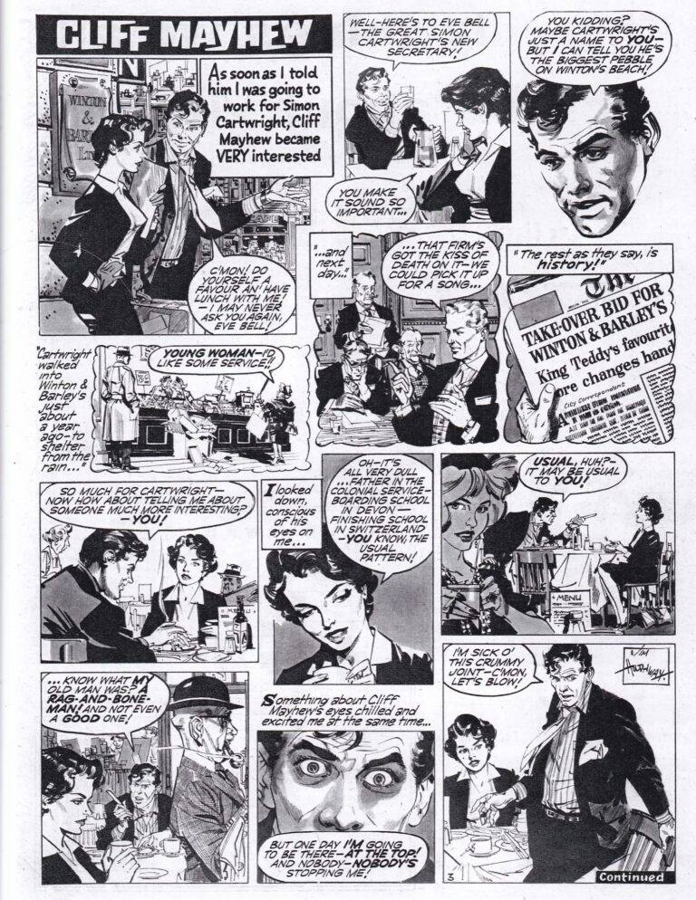 Discovering Jim Holdaway's Rare Cliff Mayhew Comic Strips